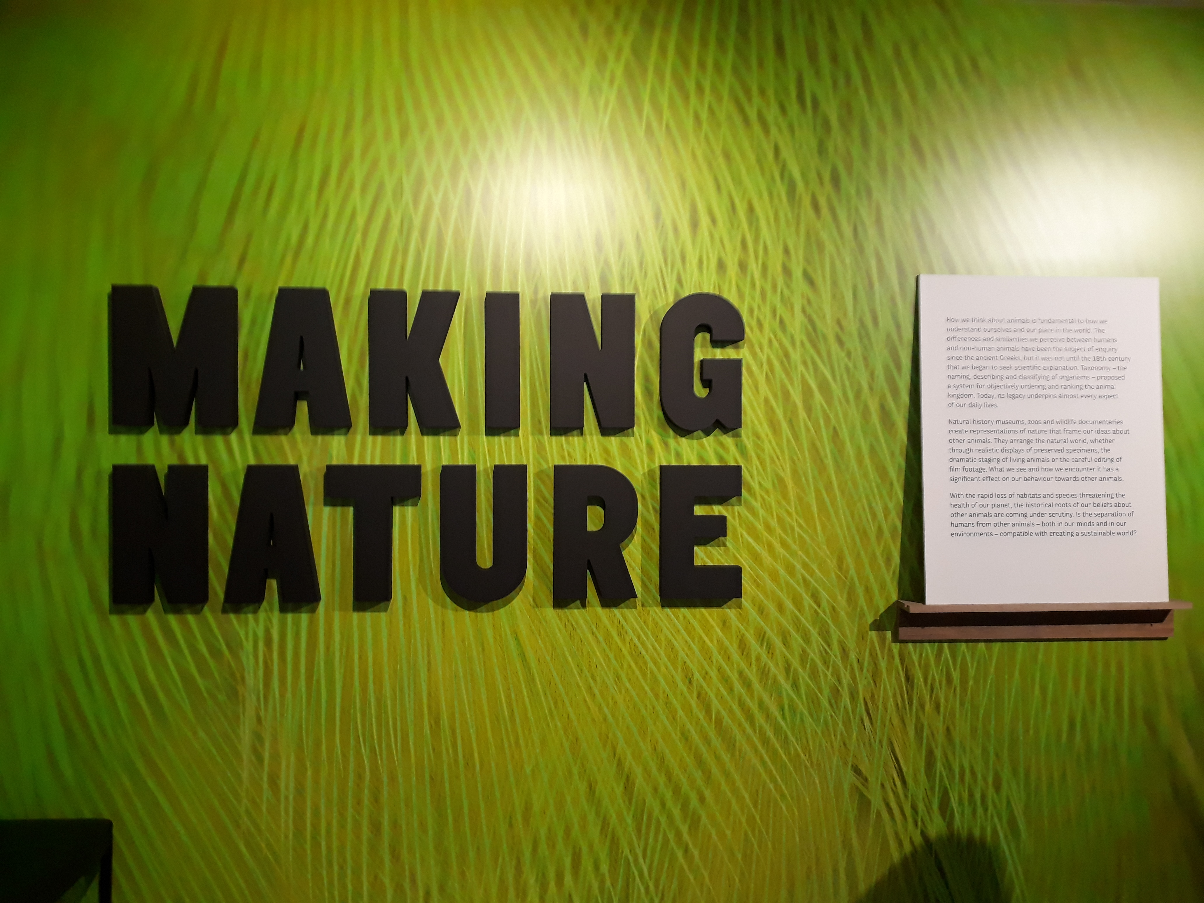 Making Nature exhibition | Kate on Conservation